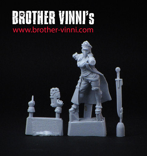 Female Imperial Commissar miniature - Brother Vinni – Brother-Vinni